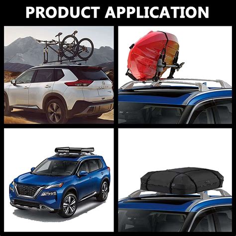Crossbars Fit 2021 2025 Nissan Rogue Platinum Sl Factory Flush Roof