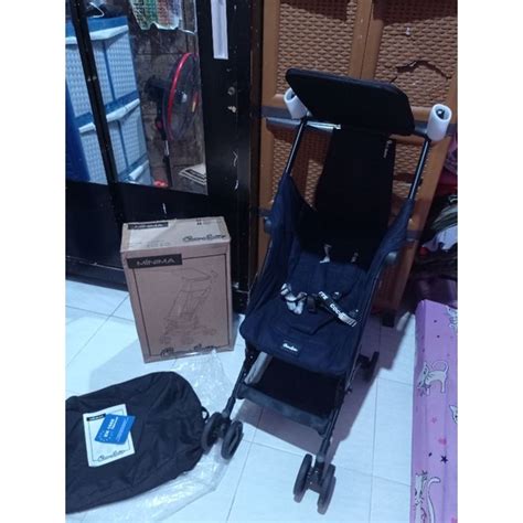 Jual Stroller Minima Warna Navy Preloved Shopee Indonesia