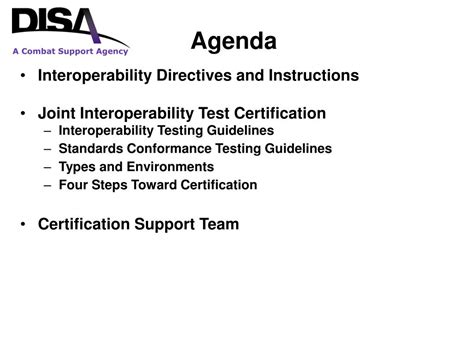 Ppt Jitc Interoperability Certification Process Powerpoint