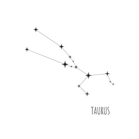 Taurus Constellation Drawing