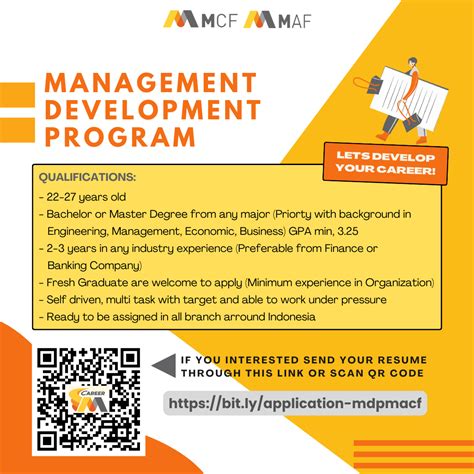 Management Development Program Mcf Maf Scu
