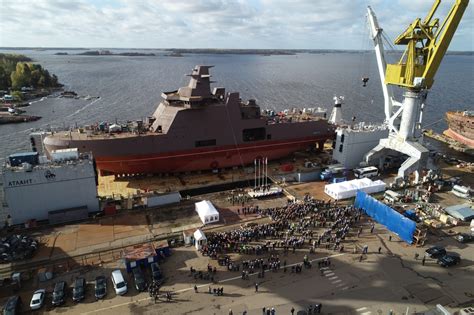 The Border Patrol Ship Of The Ice Class Blizzard Of Project 23550 Was