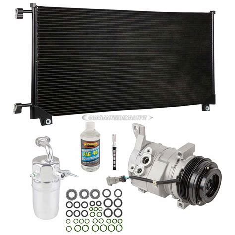 2004 Chevrolet Suburban A C Compressor And Components Kit With Rear Air