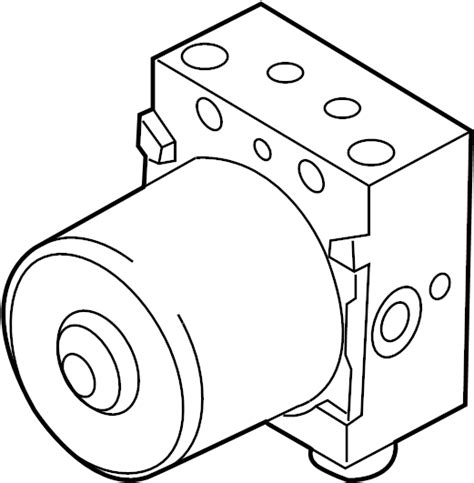 Ford Escape Abs Modulator Hydraulic Assembly Valve Am6z2c215a