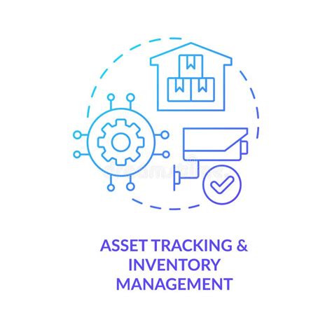 Provide Iot Technologies Blue Gradient Concept Icon Stock Vector