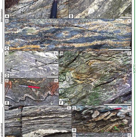 Typical Mesoscopic And Microscopic Fabrics Structures And Mineral