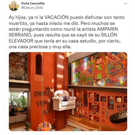 Amparín Serrano El Misterioso Sillón Que Presuntamente Causó La Muerte