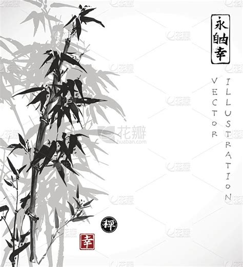 竹树素材 花瓣网