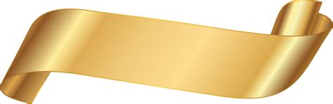 Golden Label With Gold Ribbon Png Clipart Image Ribbon Png Clip Art