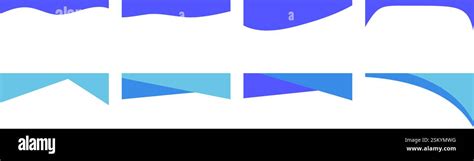 A Collection Of Modern Header Designs Featuring Wave And Geometric