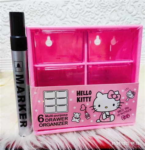 Sanrio Hello Kitty Drawer Organizer Hobbies And Toys Toys And Games On Carousell