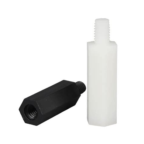 M3 106mm Male Female Hex Nylon Plastic Standoff Spacer Column For Pcb