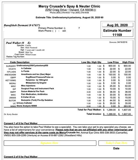 Vet Emergency Bill At Carlos Brookover Blog