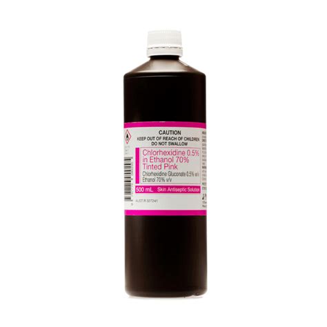 Chlorhexidine Gluconate 05 In Ethanol 70 Luxemed