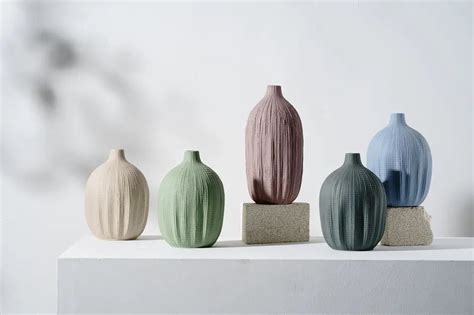 Modern Essential Oil Aroma Diffuser Handmade Texture Embossed Unique