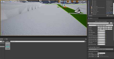 why does my splines cause the landscape to flatten out and cause jagged