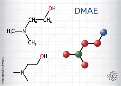 Dimethylethanolamine Dimethylaminoethanol Dmae Dmea Molecule It Is