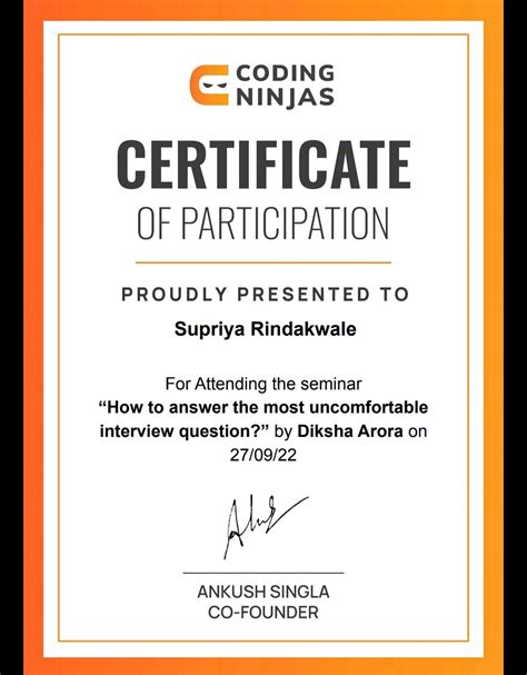 Codewordsbycn Codingninjas Certificateofparticipation Supriya R