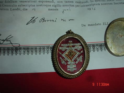 True Cross Apostles John The Baptist Virgin Mary Relic And Document
