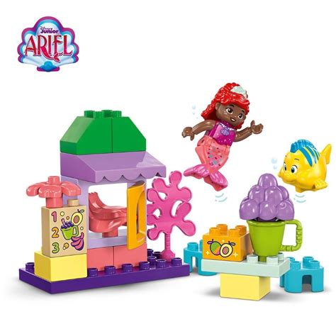 Lego 10420 Duplo Disney Ariel And Flounders Cafe Stand Building Toy