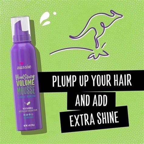 Aussie Mousse Volume Kem Mousse Tạo Phồng Tóc Aussie Headstrong