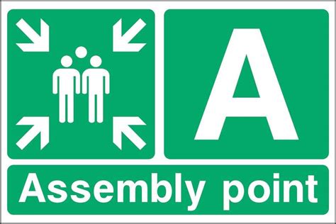 Assembly Point Signage Gq Signs Ltd
