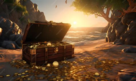 Pirate Treasure Background