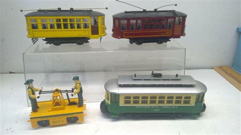 Vintage Lot 3 O 027 Scale Powered Trolleys And Kennecott Copper Corp