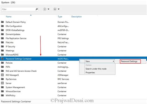 Creating Fine Grained Password Policies