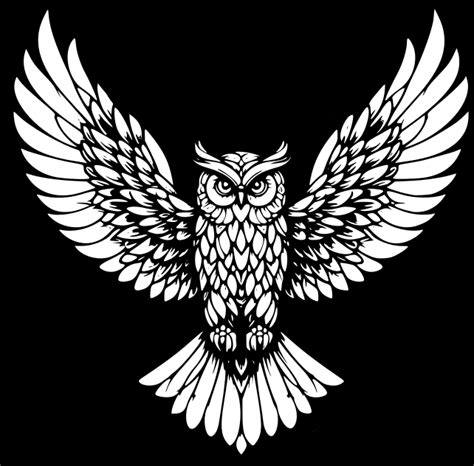 Stencil Owl By Nina Máčová Download Free Stl Model