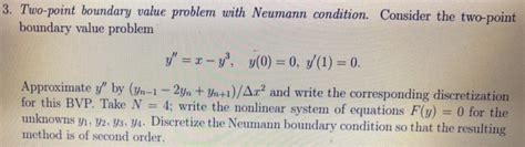 Solved Tuo Point Boundary Value Problem With Neumann