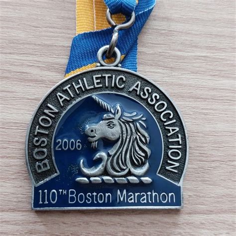 Boston Marathon 2006 110th B A A Finishers Medal £74 00 Picclick Uk