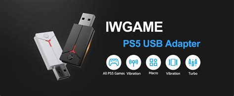 Iwgame Controller Adapter Supports Ps4ps5 Controller Bluetooth Adapter For Ps5