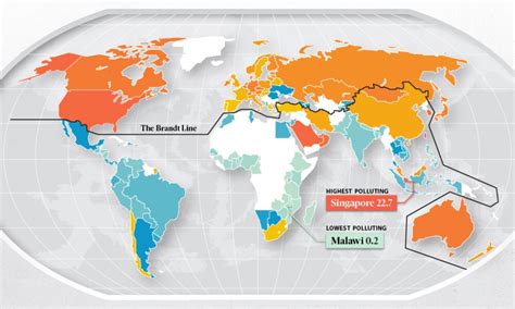 Mapped Carbon Emissions Per Capita By Country