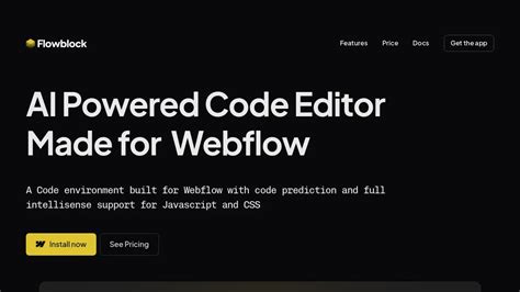 Flowblock Ai Powered Code Editor Made For Webflow