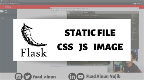 Flask Static File Ainunsharing Youtube