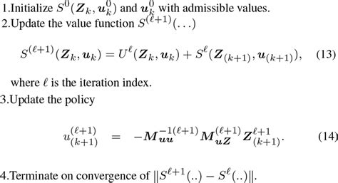 Algorithm 2 Value Iteration Control Algorithm Download Scientific Diagram