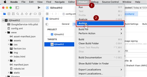how to export ios app from xcode