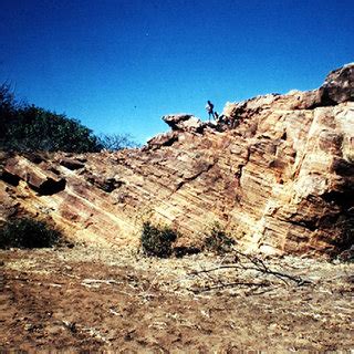 Field Photograph Of Steeply Inclined Foresets Are Close To 30 To The