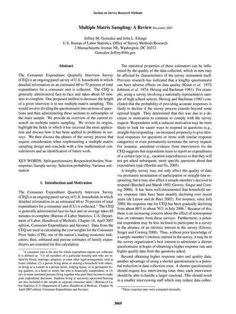 fillable online multiple matrix sampling a review december 2007 fax