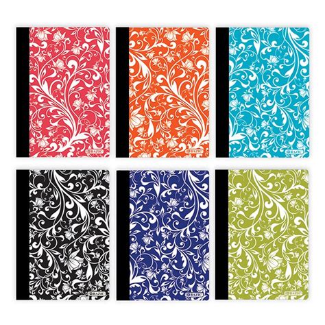 Bazic Composition Book Poly Cover Floral 5 X 7 80 Ct Michaels