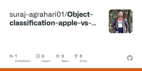 Github Suraj Agrahari01object Classification Apple Vs Banana Using