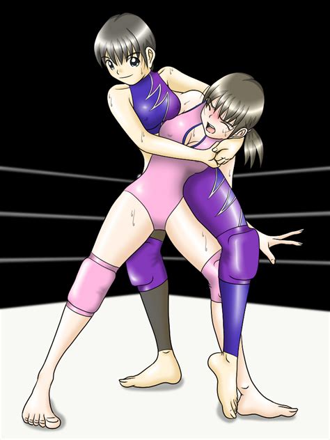 Anime Feet Wildcat Wrestling Vol 2 Sisters Wrestling Mika Vs Yuka