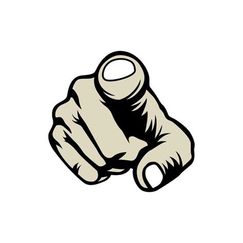 Finger Pointing At You Vector Art Icons And Graphics For Free Download