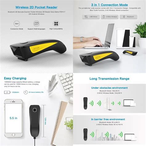 2d Bluetooth Barcode Scanner Pocketable And Wearable At ₹ 3895piece In