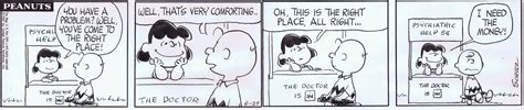 Peanuts Daily 1967 Lucy The Psychiatrist In Rob Pistellas Other Fine
