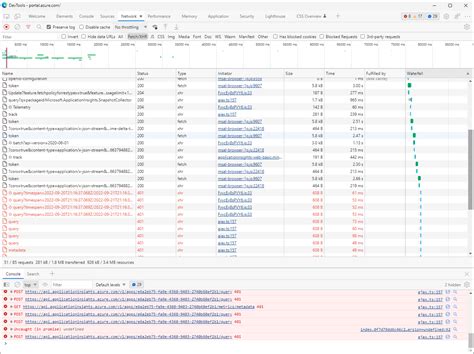 application insights error retrieving data microsoft qanda