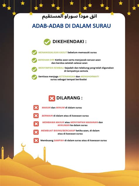 Adab Dalam Surau Pdf