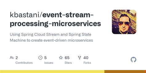 Github Kbastanievent Stream Processing Microservices Using Spring
