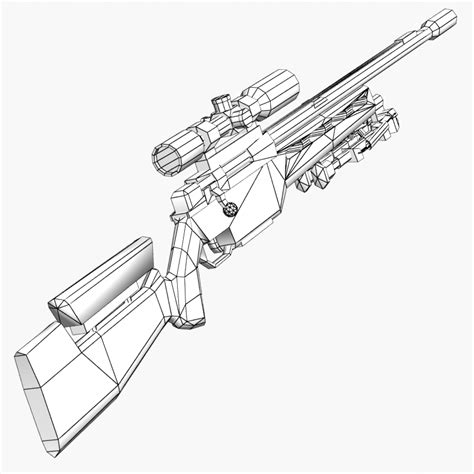 Really Cool Sniper Rifles Coloring Pages